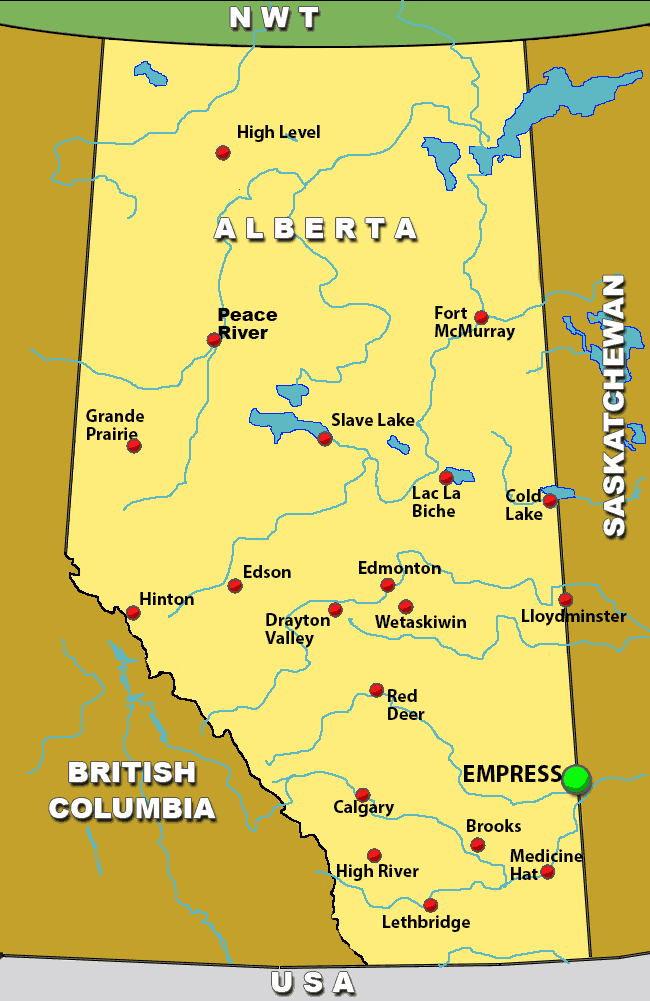 Charter Flights To Empress Alberta Charter Flight Network