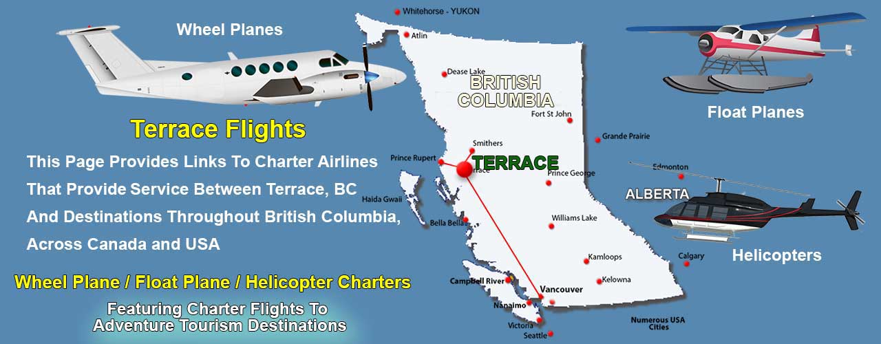 Terrace Charter Flights - 3 Competitive Quotes