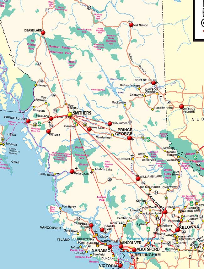 Covid 19 Travel Safe Charter Flights To Smithers BC