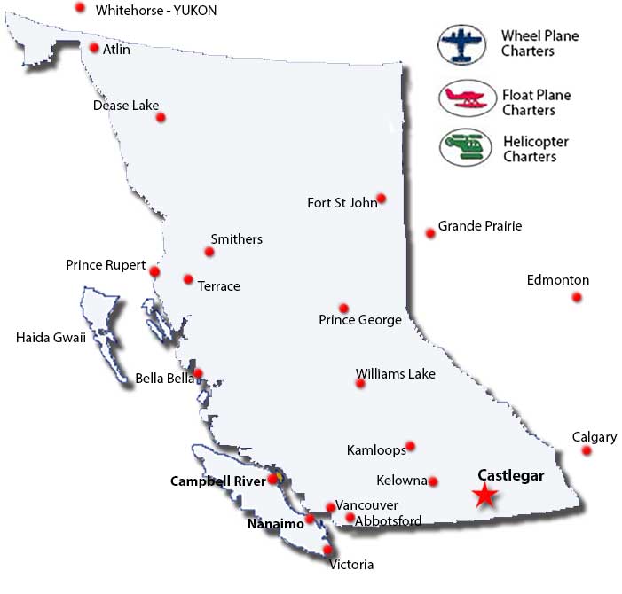 Covid 19 Travel Safe Charter Flights To Castlegar BC