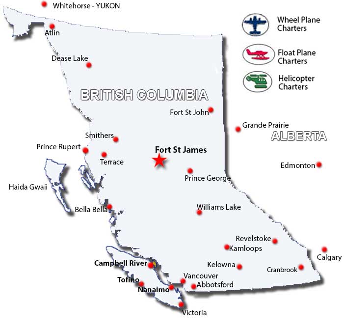 Covid 19 Travel Safe Charter Flights To Fort St James BC