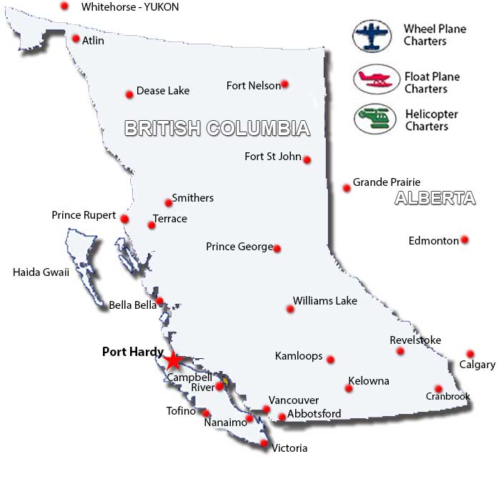 Port Hardy Charter Flights British Columbia