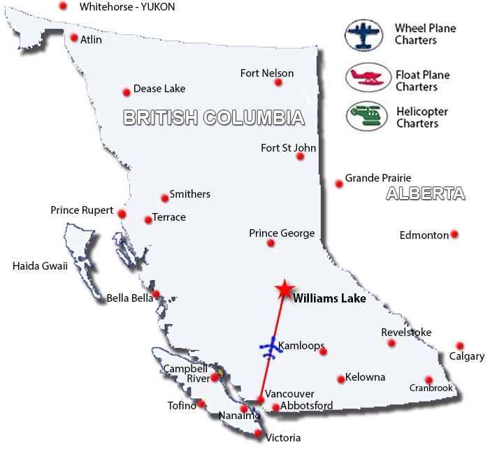 Covid 19 Travel Safe Charter Flights To Williams Lake BC