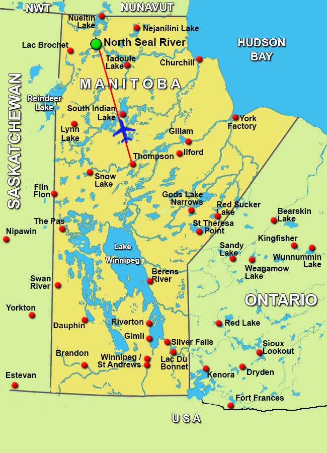 Charter Flights To North Seal River Manitoba /Charter Flight Network
