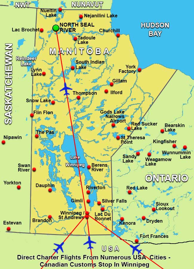 Charter Flights To North Seal River Manitoba /Charter Flight Network