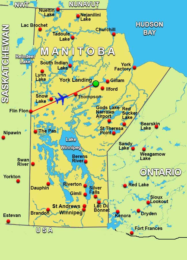 Charter Flights To York Landing Manitoba /Charter Flight Network