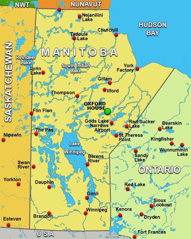 Charter Flights To Oxford House Manitoba /Charter Flight Network