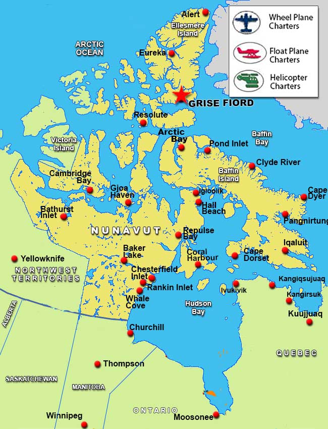 Charter Flights To Grise Fiord Nunavut /Charter Flight Network