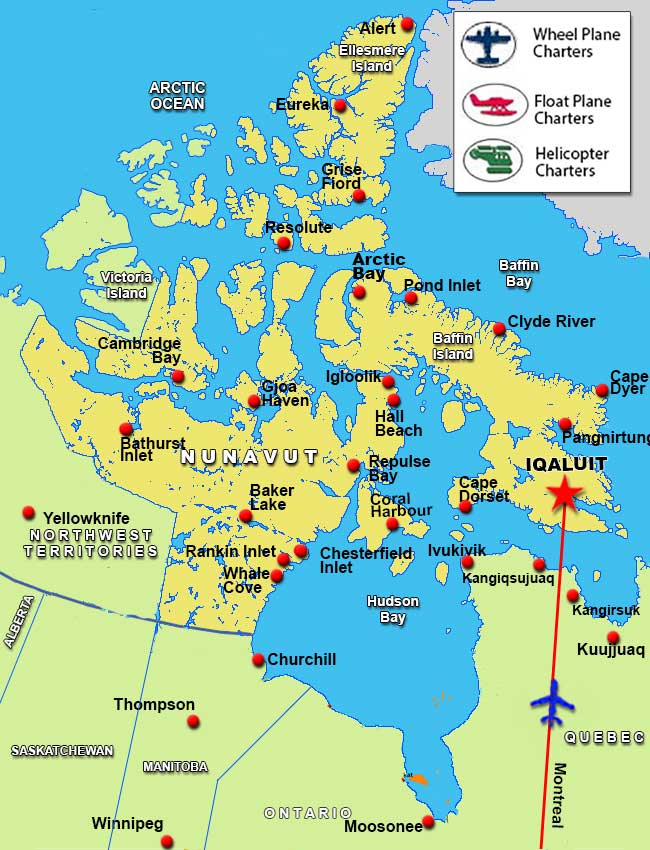 Iqaluit Charter Flights - 3 Competitive Quotes