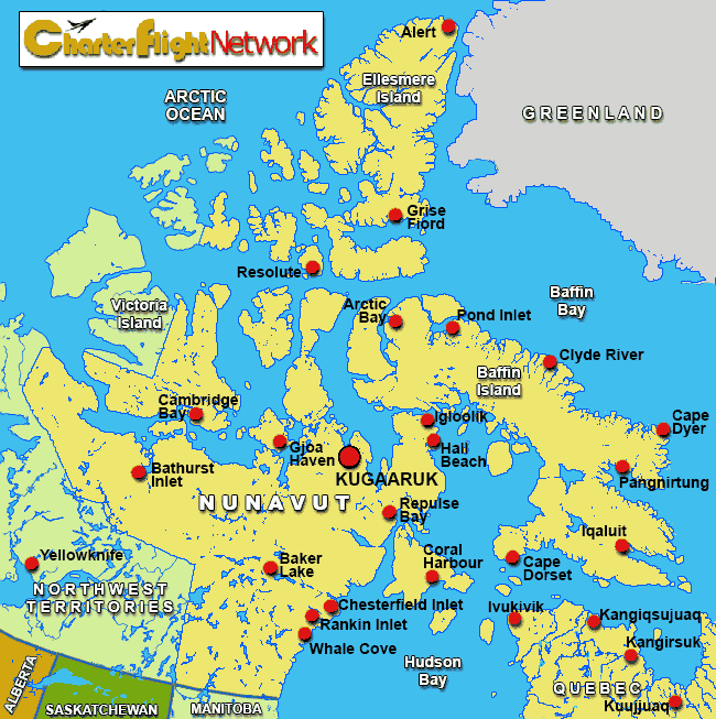 Kugaaruk Nunavut Charter Flights / Nunavut Charter Flight Network