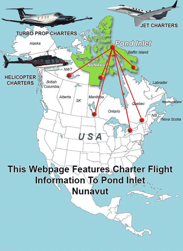 Charter Flights Pond Inlet - 3 Competitive Quotes