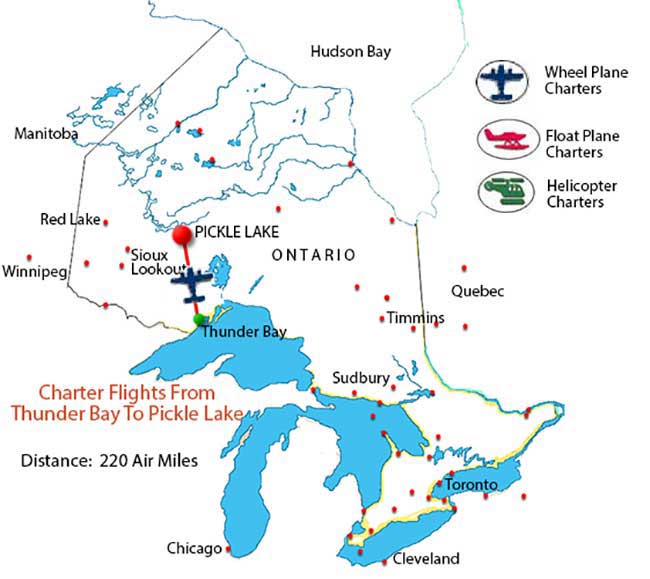 Charter Flights To Pickle Lake Ontario