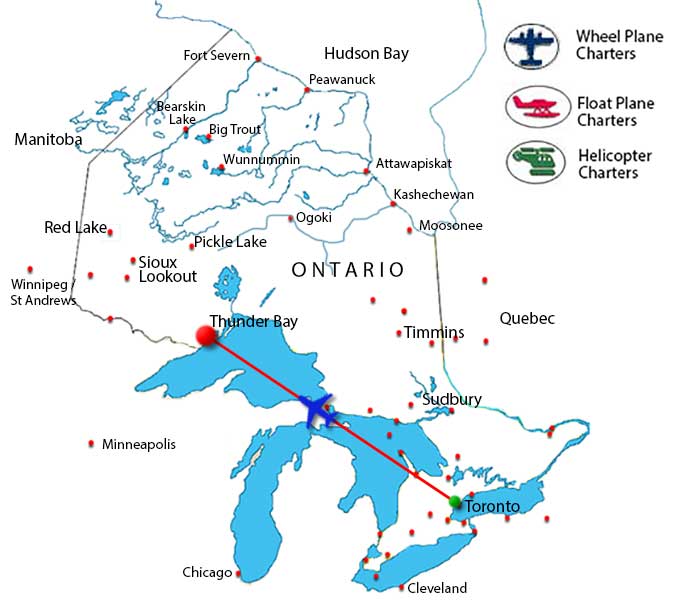 Thunder Bay Charter Flights - 3 Competitive Quotes