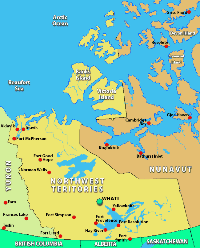 Direct Flight To Whati North West Territories Scheduled and Charter Flights