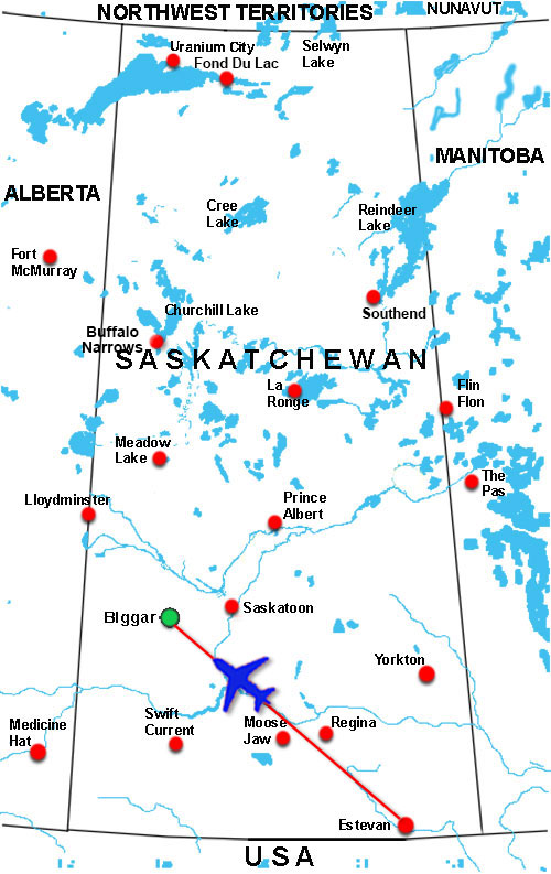 Charter Flights To Biggar Saskatchewan