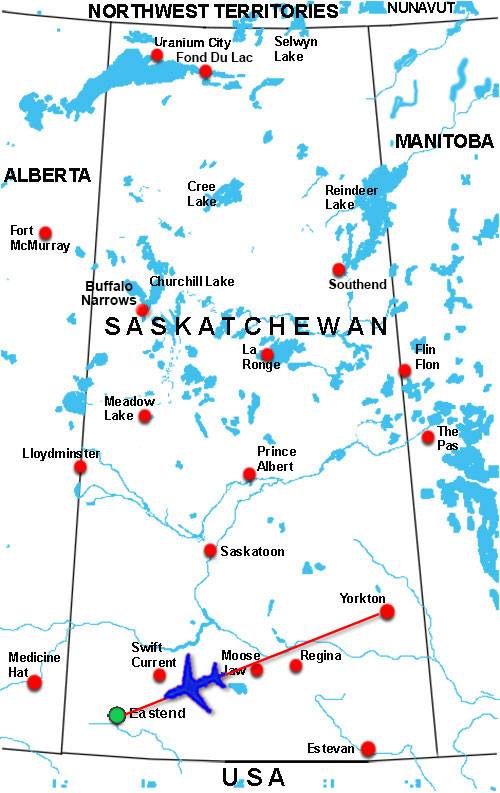 Charter Flights To Eastend Saskatchewan