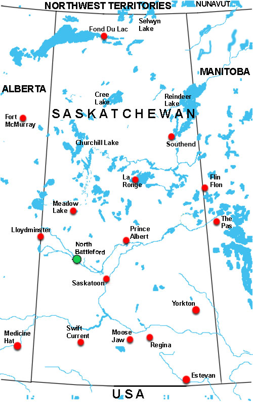 Charter Flights To North Battleford Saskatchewan