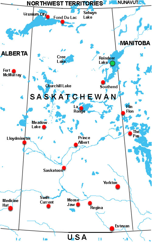 Charter Flights To Reindeer Lake Saskatchewan